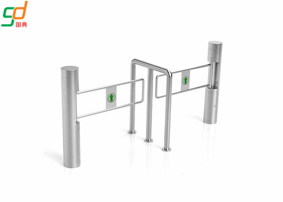 Access Swing Barrier Gate,2.00 Thickness 304 Stainless Steel Glass Turnstile