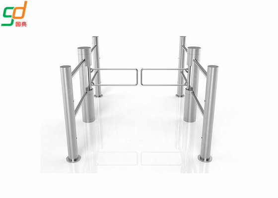 Servo Driver Swing Barrier Gate Stable Operation Glass Arm  Slim Turnstile Doors