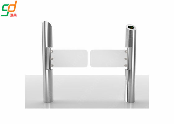 Swing Barrier Gate 8 Pairs IR Sensor Servo Motor Fast Speed Glass Arm Turnstile
