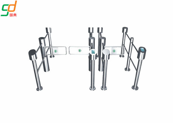 Swing Barrier Turnstile Security Systems, Optical Pedestrian Access Gate