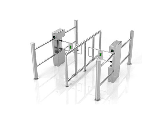 CE Approved Swing Barrier Gate Identification Card Turnstile System Speed Lane