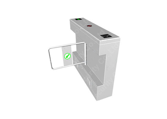 Wheelchair Accessible Swing Barrier Gate,900mm Width Security Glass Turnstiles