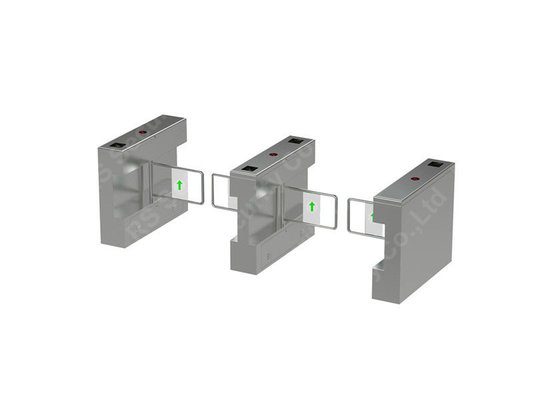 Bridge Two Way Swing Barrier Gate IR Sensor Passenger Access Control