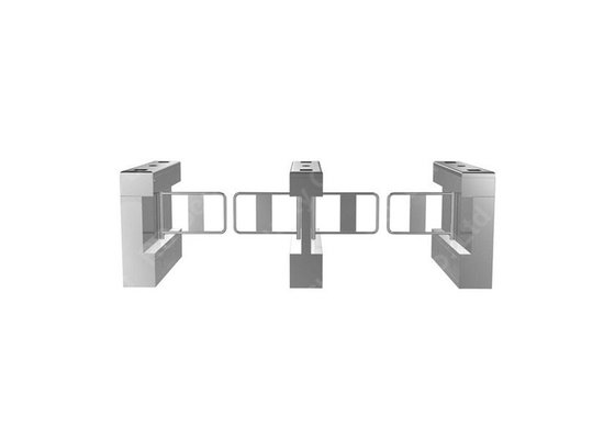Stainless Steel Swing Barrier Gate IR Sensor Pedestrian Access Turnstiles