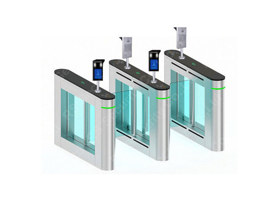 304 Stainless Steel Swing Barrier Gate Compatic IC ID Cards IR Sensor Turnstile