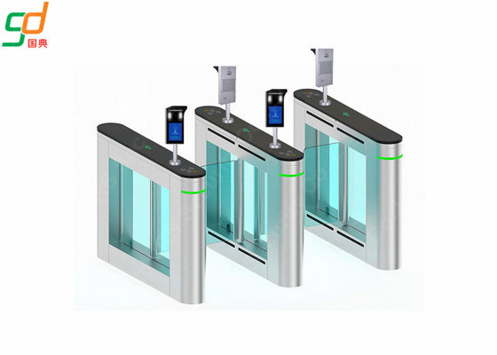 Swing Barrier Turnstile Security Systems, Optical Pedestrian Access Gate