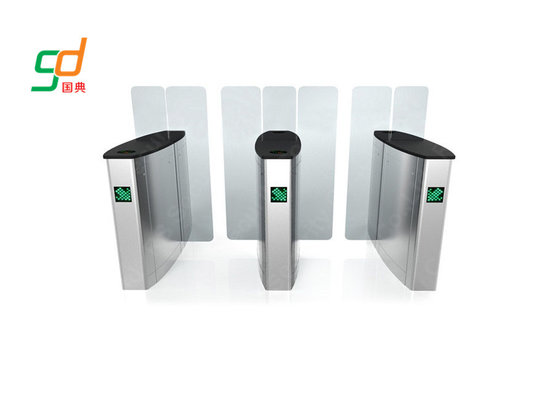 Pedestrian Automatic Speed Gate Turnstile Direction Indication Sliding Barreir