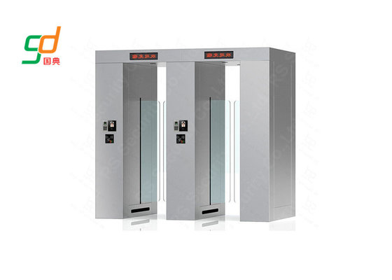 Full Height Sliding Turnstile Speed Gates, Stainless Steel Optical Turnstiles Speedlane