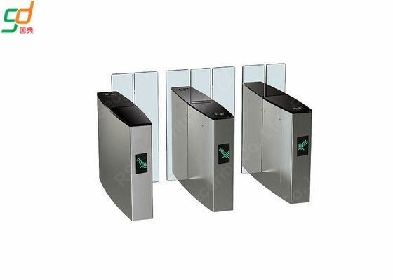 Pedestrian Barrier Speed Gates Biometric Turnstile 304 Stainless Steel