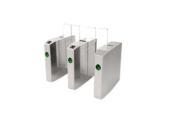 IR Sensor Speed Gates , Drop Arm Entrance Barrier Gate Alarm Light Flashing