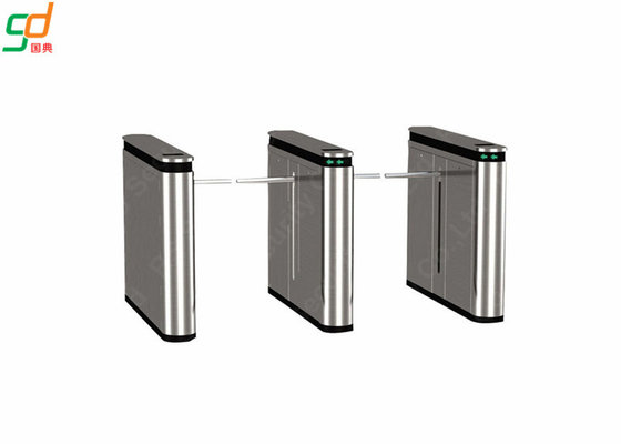 Optical Speed Gate half height turnstile access control system With Tall Door Barriers