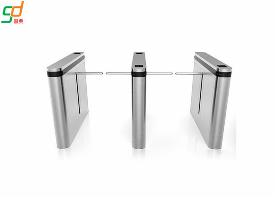 RFID Card Security Entrance Speed Gates / Half Height Optical Turnstile Door