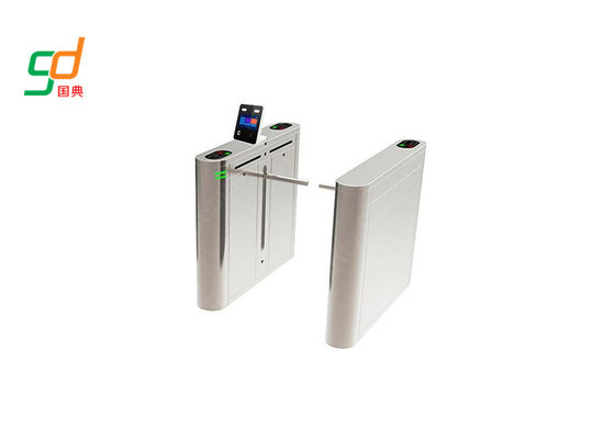 Single Or Dual Core Drop Arm Barrier Card Reader Turnstile Gate System