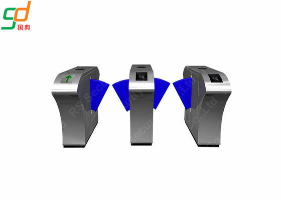 Bus Station Entrance IR Sensor Flap Barrier Gate Pedestrian Access