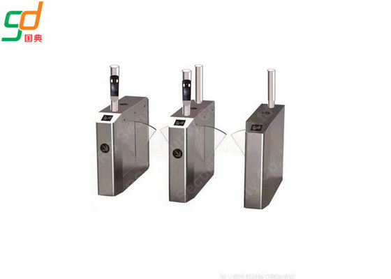 Metro Used Automatic Turnstiles Bi-deretion Stainless Steel Flap Gate For Access
