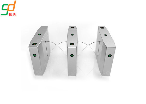 Subway Gate Security Automatic Turnstiles Indoor Flap Barrier Speed Gate