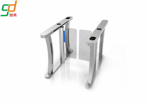 Luxury High Speed Supermarket Swing Gate , Rfid Card Turnstile Security Systems