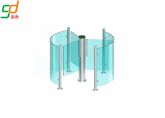 Full Height Glass Arm Supermarket Swing Gate,Servo Motor Turnstyles Barrier