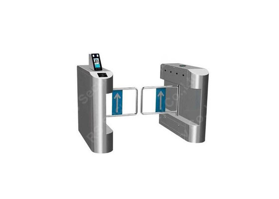 High Security Double Swing Gate / Electric  Semi-Automatic Pedestrian Turnstile