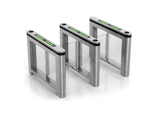 Two Sides Intelligent  Swing Barrier  Gate Made Of 304 Stainless Steel Material
