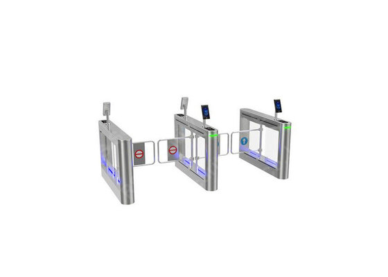 RFID Access Swing Barrier Gates Fast Speed 304 Stainless Steel Turnstiles