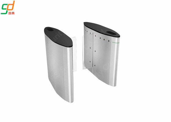 Silver Automatic Intelligent Barrier Gate Turnstile Systems Saving Energy