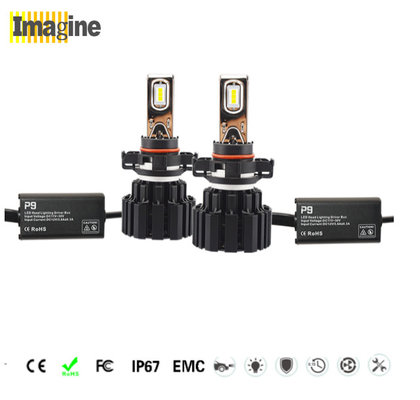high power led car headlights, IP67 50w Led Car Headlights Conversion Kit -40℃ - +80℃ Operating Temperature