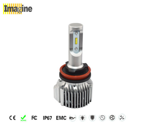 Automotive led headlight bulbs, Safety Automotive LED Headlight Bulbs 6000k 4000lm , H8 Led Headlamp Conversion Kit
