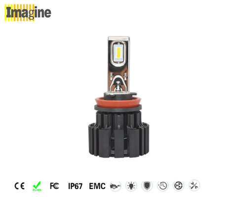 high power led car headlight, All In One Led Car Headlamp Bulbs , Car Headlight Led Conversion 50w  6600lm 6000k