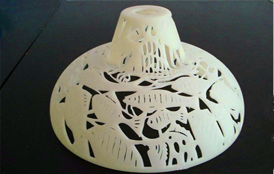 White Prototype 3d Printing , SLA 3d Prototype Printing Service For Artware Part