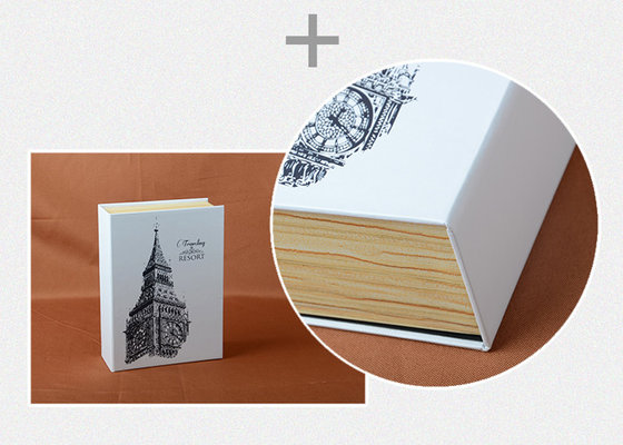 El libro magnético del cierre formó la caja de regalo reciclada para el almacenamiento de la biblia/del Quran