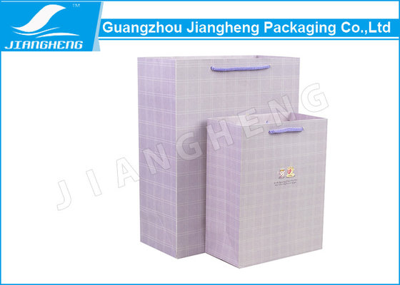 Bolsos de empaquetado del papel coloreado, bolsas de papel de marcado en caliente de la impresión de Cmyk del modelo del control