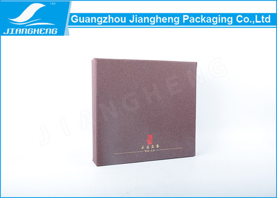 Caja de lujo vacía de sellado caliente del té del papel de la cartulina de las cajas de regalo del té del logotipo reciclada