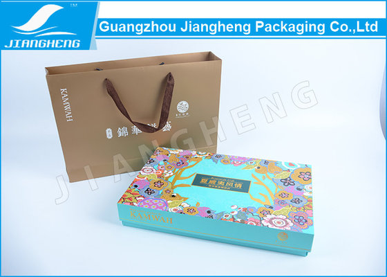 Cartulina rígida CMYK que imprime la caja de regalo rectangular para el empaquetado/almacenamiento del té