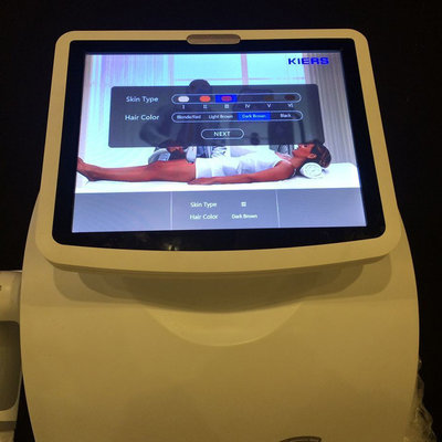 Painless 808nm Laser Hair Removal Machine Stationary Style Adjustable Frequency