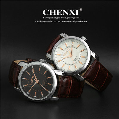 L023A6D Fashion Women Leather Watch CURREN Brand Watch Unisex Leather Western Watches Cheap Leather Watches