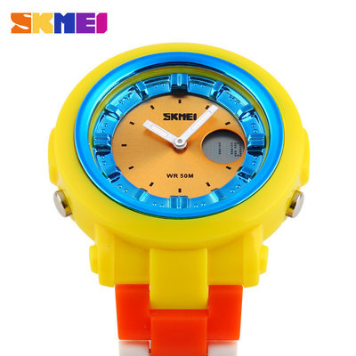 Japan Movement Battery Digital Wrist Watch Colorful PU Leather Strap