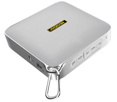 Outdoor powered bluetooth speakers , Zinc Alloy bluetooth portable speakers for iphone