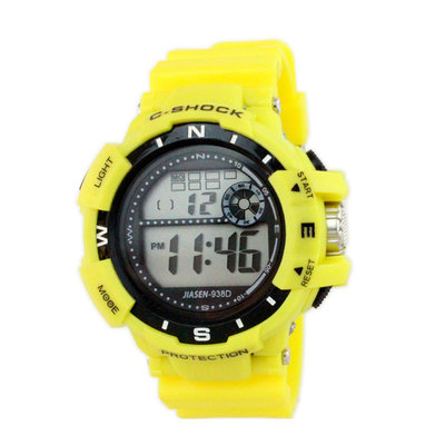 Colorful PVC Band Multifunction Digital Ladies Wrist Watch Professional