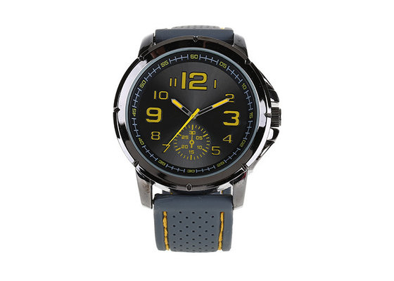 Customized Japan Movement  Analog quartz watch with PU band sporty style quartz watch