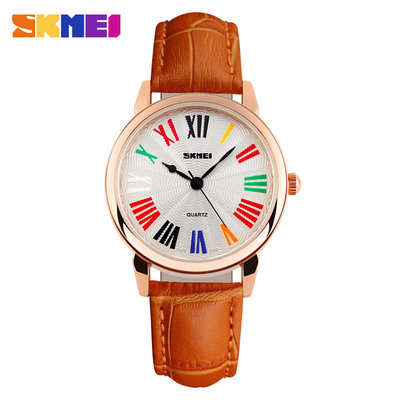 Waterproof Girls Wrist Watch Roman Capitals Personalized Colorful