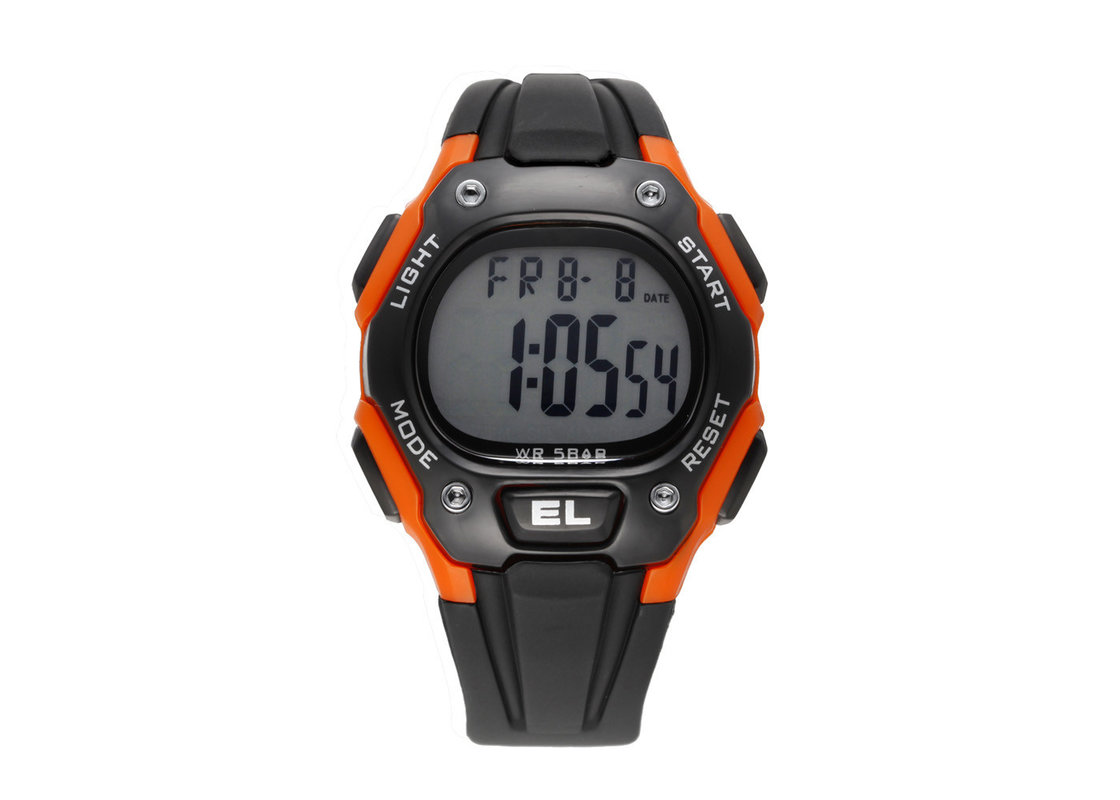 Water Resistance Anti - shock LCD Analogue Digital Watch For Women With PC Strap