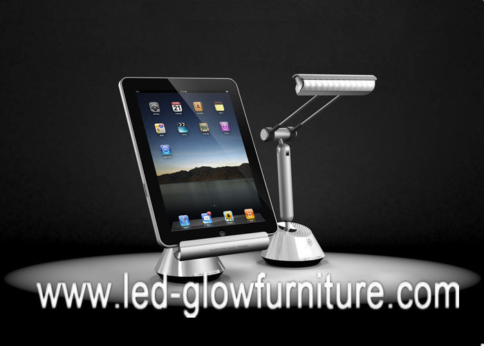 3 In 1 Holder Stand LED Table Lamp With Mini bluetooth Speaker and microphone