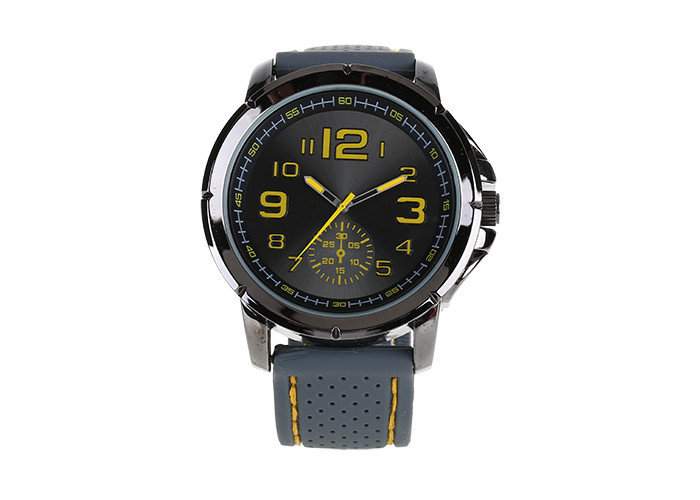 Customized Japan Movement  Analog quartz watch with PU band sporty style quartz watch