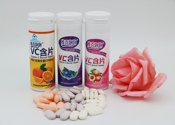 Health Care Food Supplement Vitamin C Complex Tablets For Reduction Tiredness