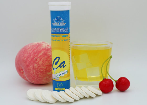 Private Label Calcium Effervescent Tablets High Nutrition Supplements For Adult