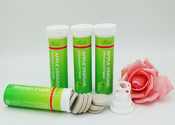 Dietary Supplement Vitamin Drink Tablets , Apple Vinegar Vitamin C Fizzy Tablets