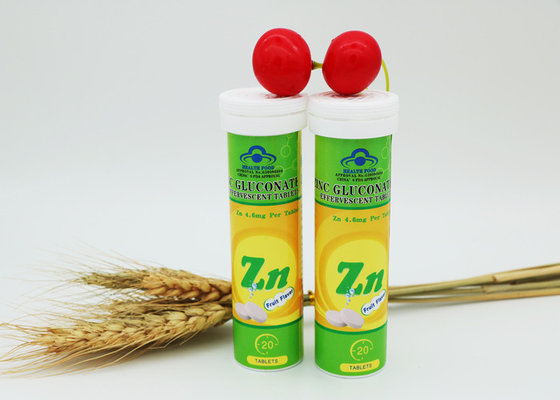 OEM Brand Zinc Effervescent Tablets Supply Zinc Gluconate With Good Taste