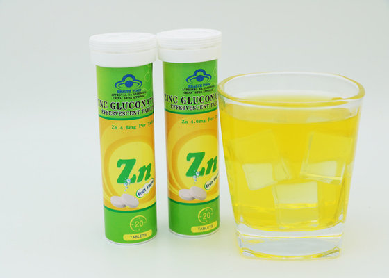 Health Supplement Magnesium Dissolvable Tablets / Zinc Gluconate Effervescent Tablets