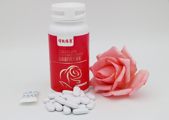 White Collagen Swallowing Tablets , Vitamin C Tablets For Skin Whitening